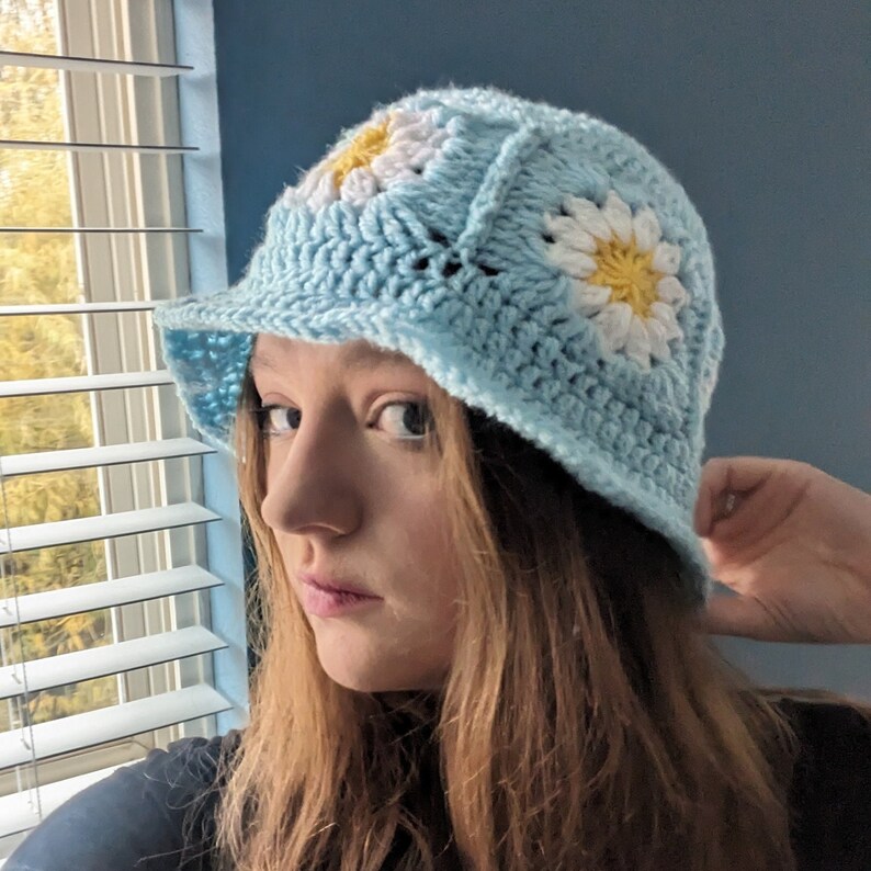 Daisy/sunflower Bucket Hat Crochet PATTERN - Etsy
