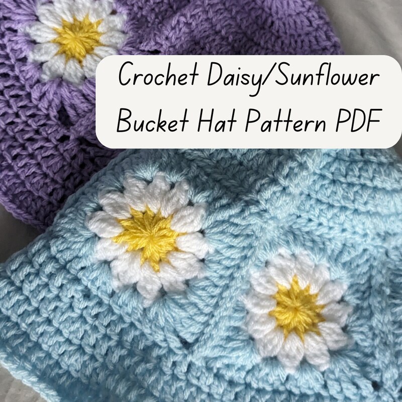 Kids Daisy Bucket Hat - Etsy UK