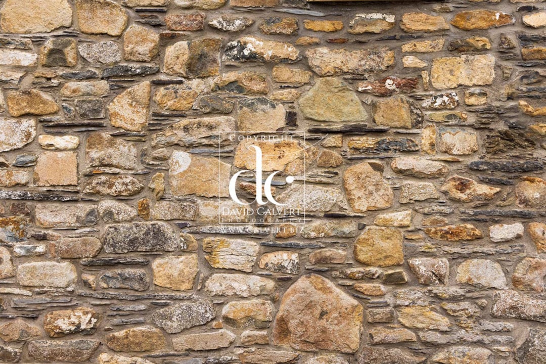 Welsh Stone Wall. High Res Digital Background, Photoshop Overlay, Photo ...
