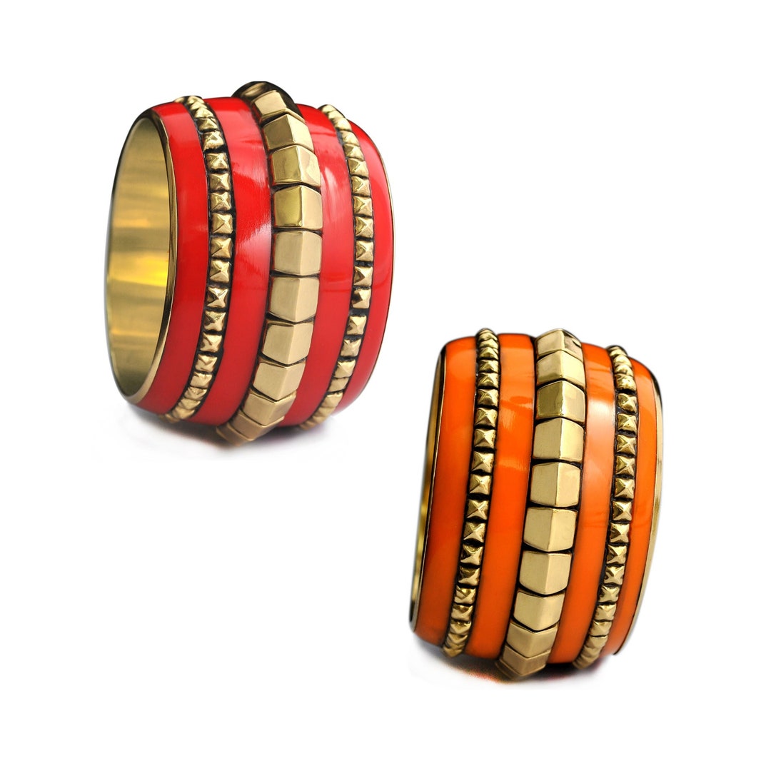 Pure Hands Bold and Irresistible, Embellished Bangle Bracelets in Wedge ...