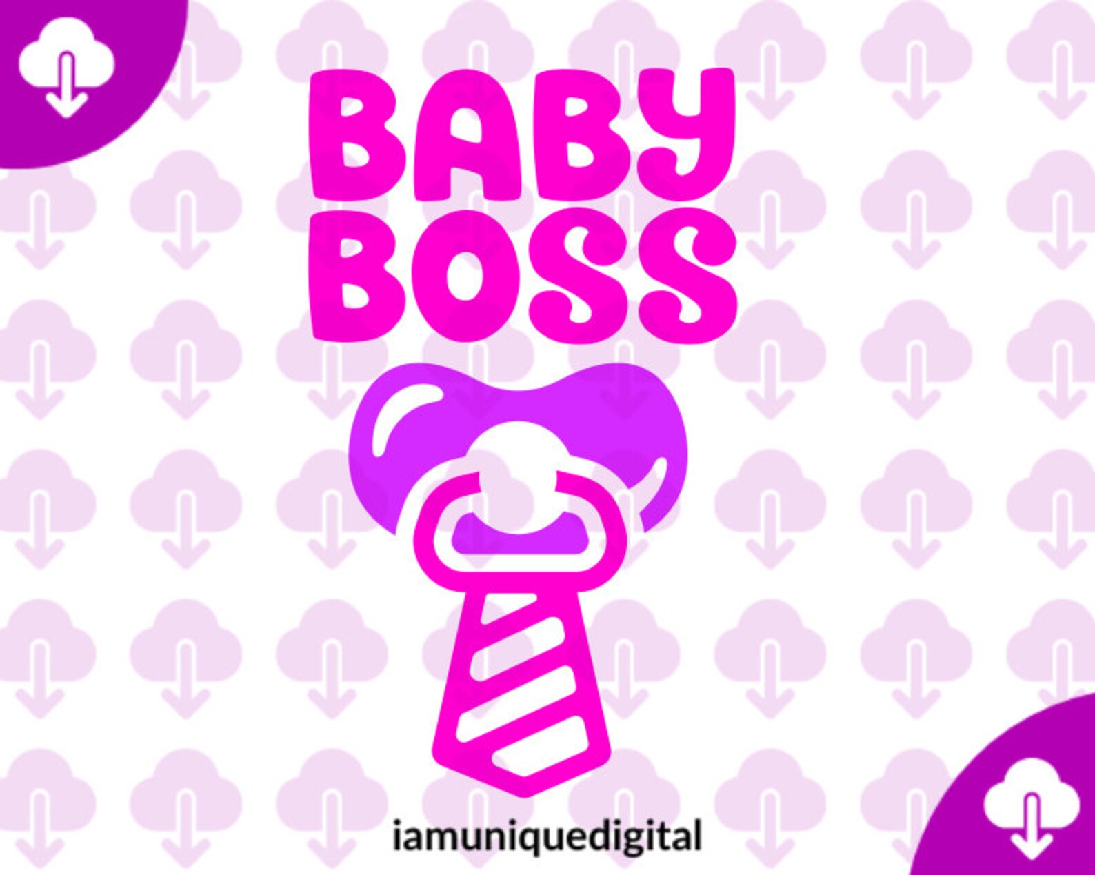 Pacifier SVG Baby Boss SVG Bodd Baby Svg Digital Download - Etsy