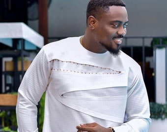 African Men Clothing,dashiki, Senator Wear, Grooms Men Suit, Mens ...