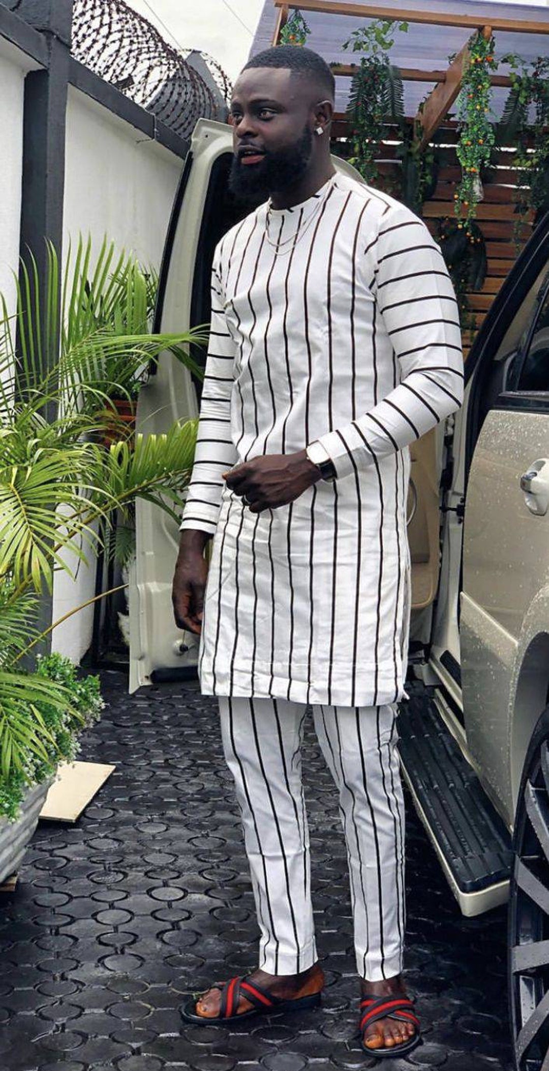 Traditional African Grooms Wedding Suit Mens Senator Outfit for ...