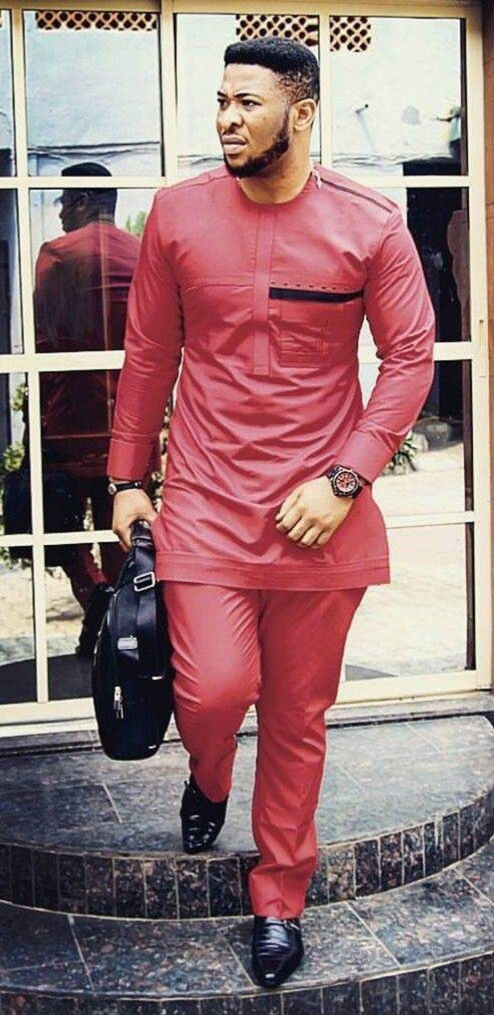 Mens African Traditional Wedding Suit Groomsmen Senator Suit - Etsy