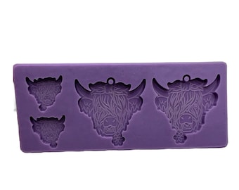 Highland Cow Resin Mold - Etsy