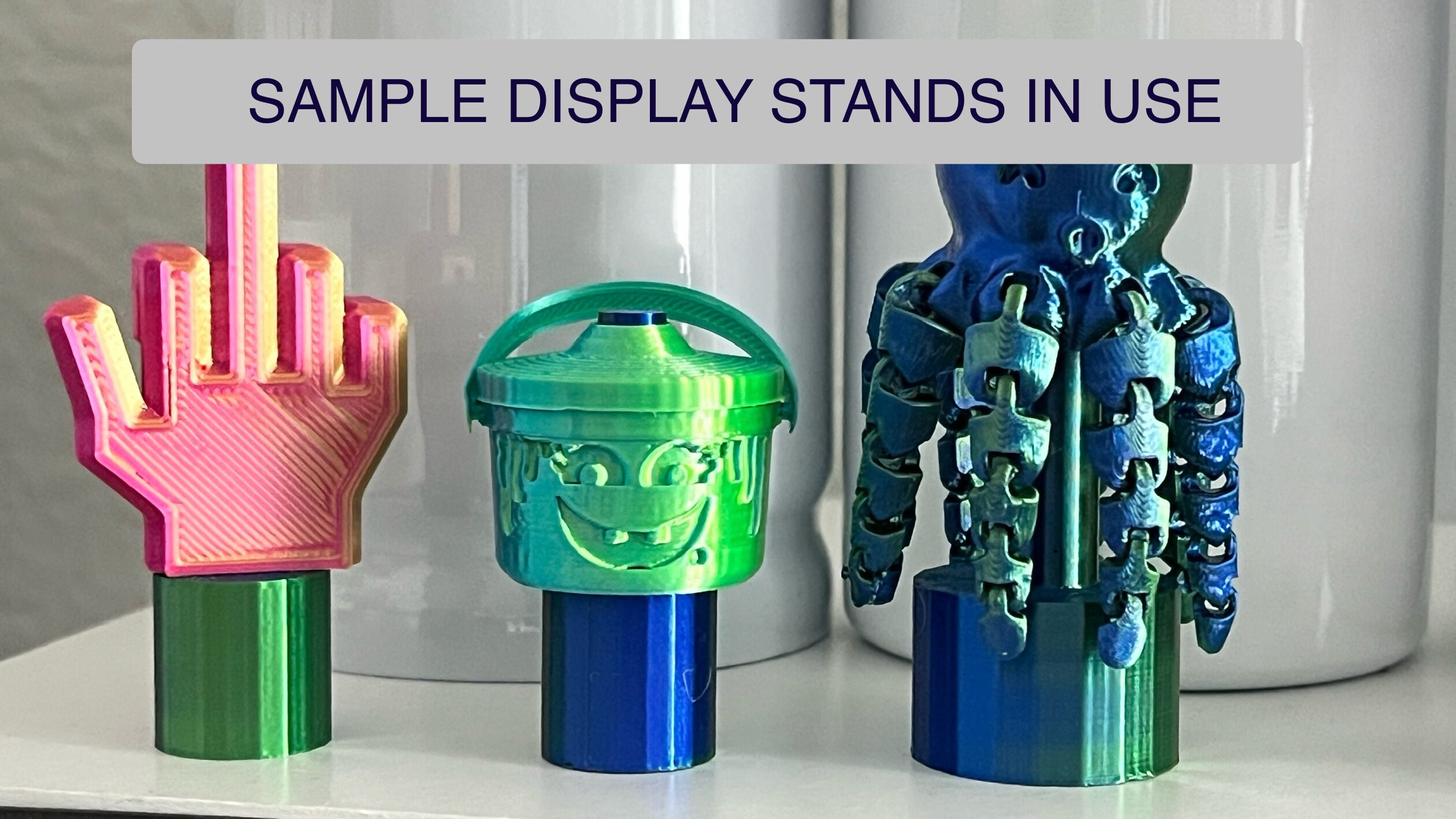 3D Printed Straw Topper Display Stand Digital Files Craft Your Own ...
