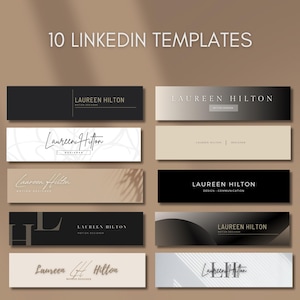 10 Linkedin Banners Templates | Minimalist Linkedin Banners ...