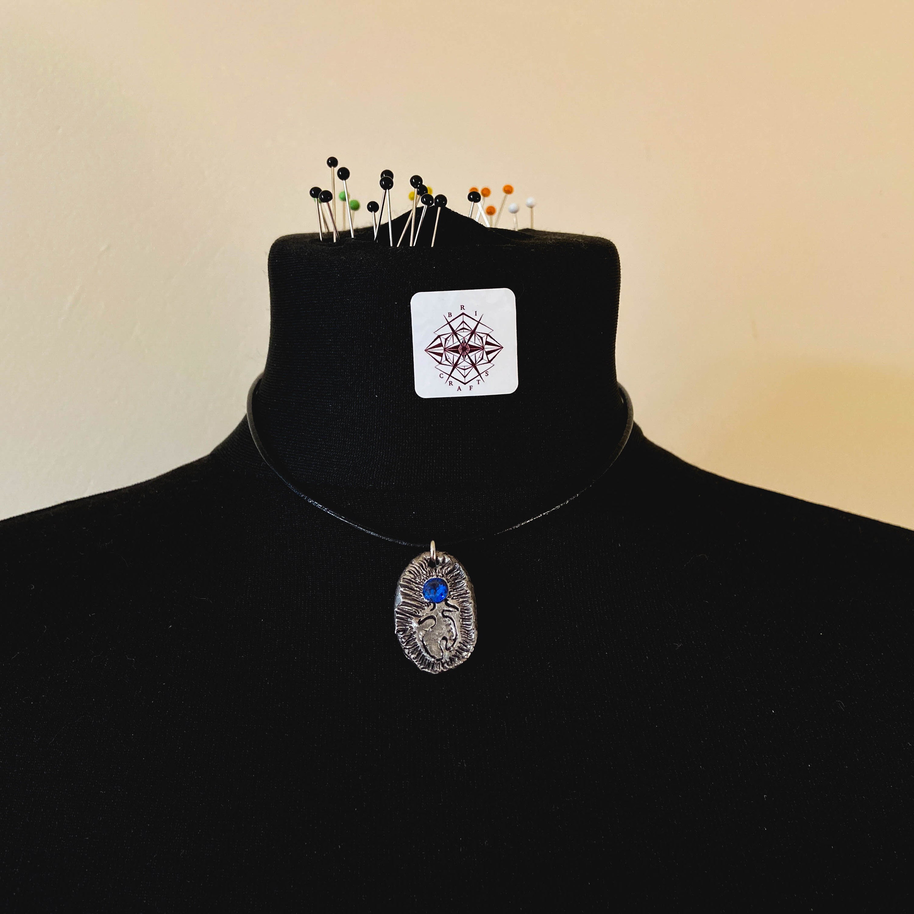 Mari Medallion and Blue Sapphire, Basque Mythology, Euskal Mitologia - Etsy