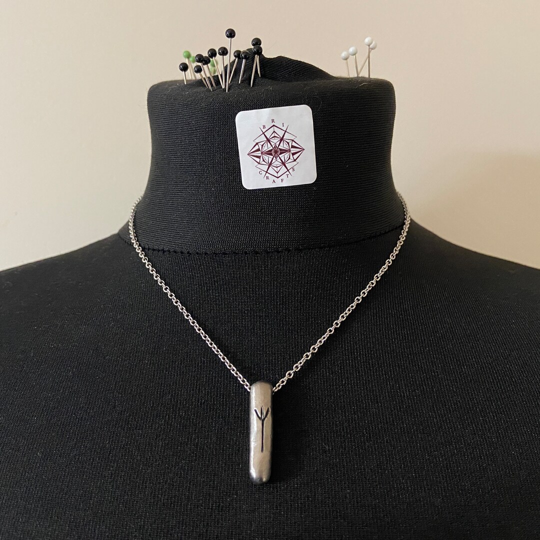 Elhaz, Sigil of Protection, Steel Chain - Etsy