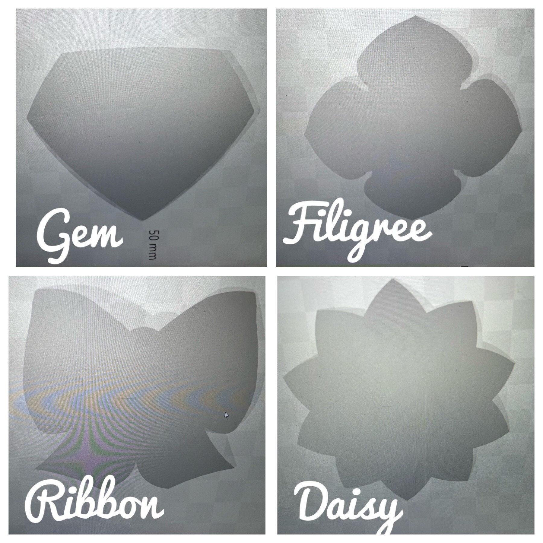 3D Burlesque Pasties Bases With Spinners, Different Shapes - Etsy Australia