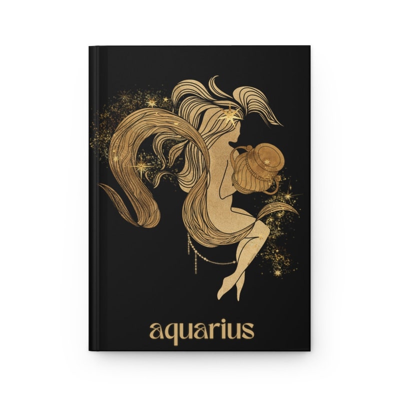 Aquarius Inspired Journal Zodiac Sign Astrology Journal - Etsy