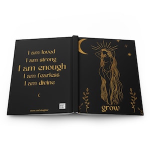 Grow Personal Growth Journal, Spiritual Growth Notebook, Celestial ...
