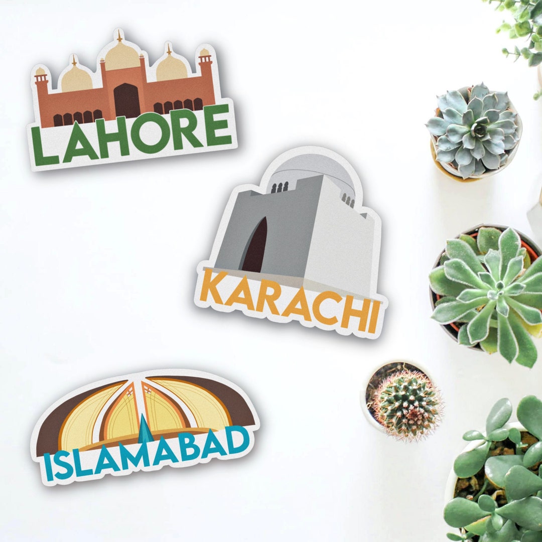 Pakistan City Magnets / Desi Magnets! - Etsy