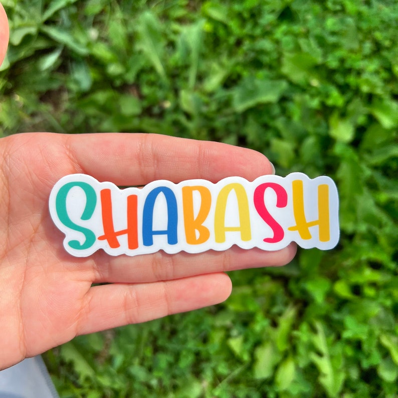 Shabash Sticker - Etsy