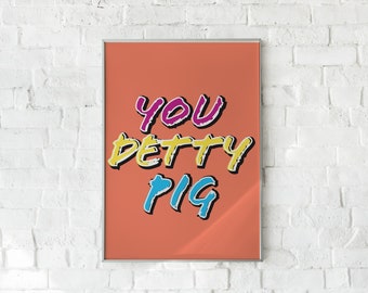 Wash Your Hands You Detty Pig Print Sex Education Meme Eric Effiong Art ...