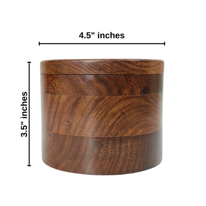 Wooden Urn for Human Ashes Round Shape-beautiful Tree of Life Engraved ...