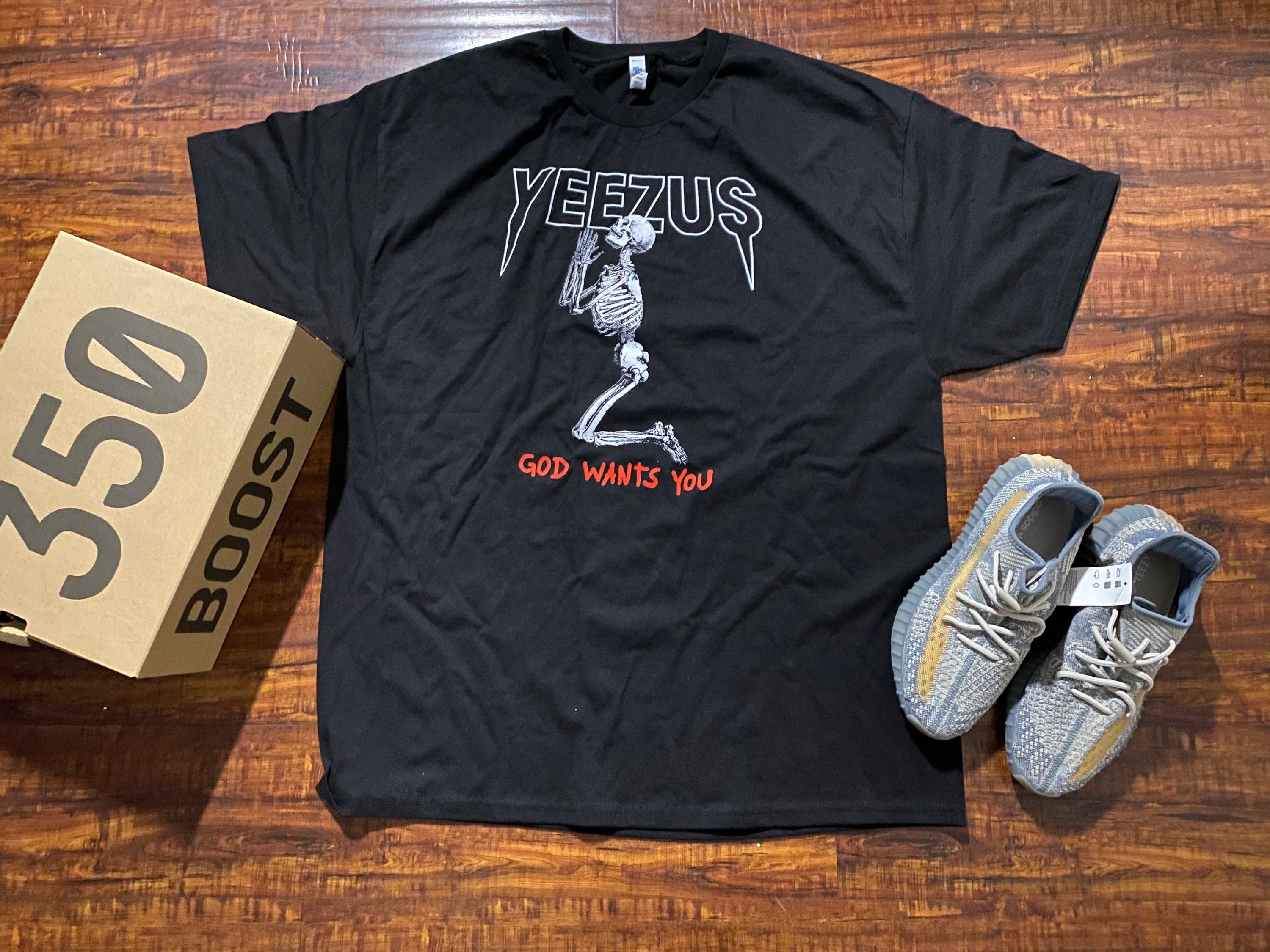 Yeezus Shirt Skeleton