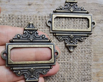 Label Drawer Pull | Etsy