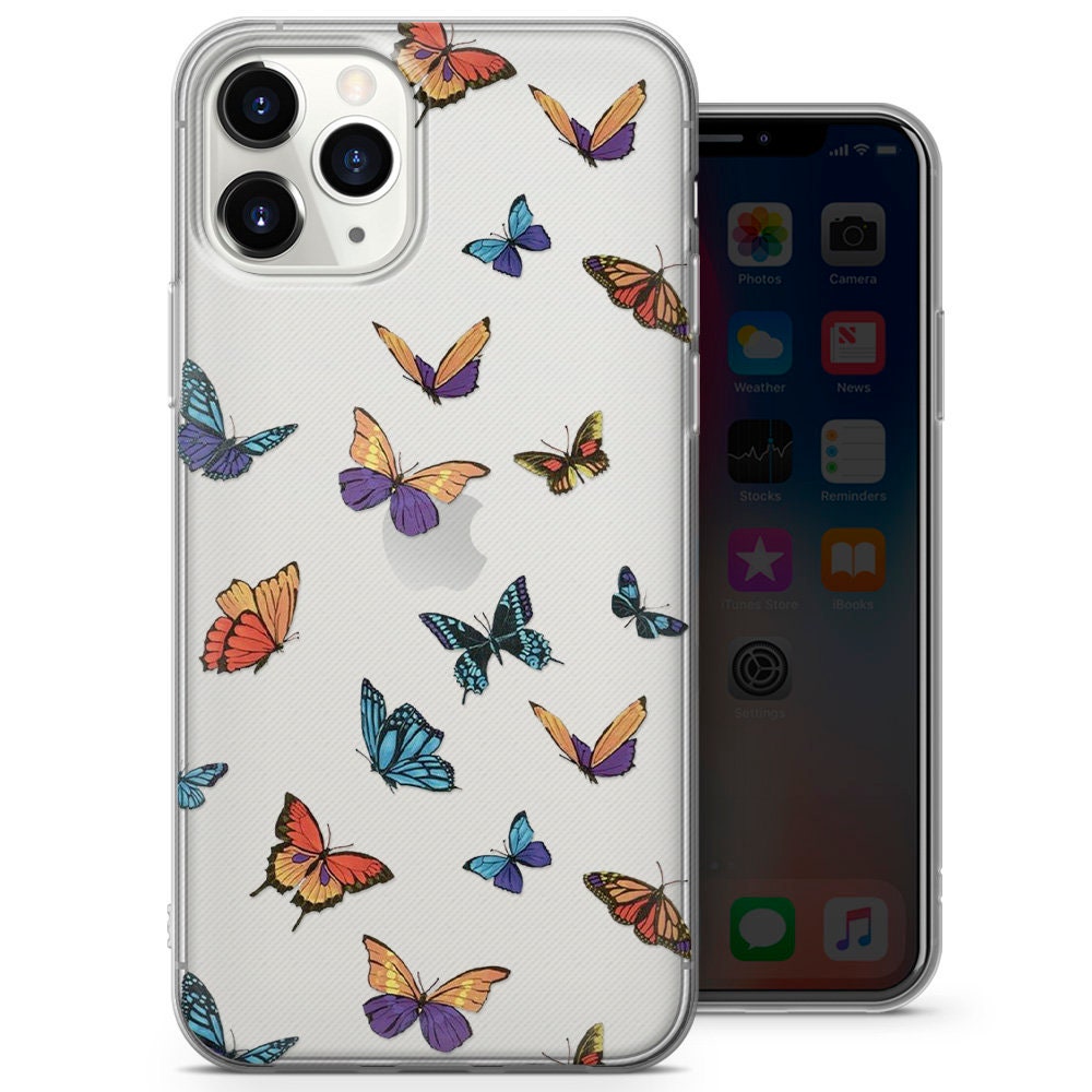 Butterfly Phone Case Butterflies Cover Cover for iPhone 7 8 | Etsy