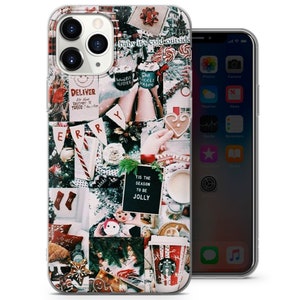 Winter Collage Phone Case Christmas Holiday Cover for iPhone 15 Pro, 14 ...