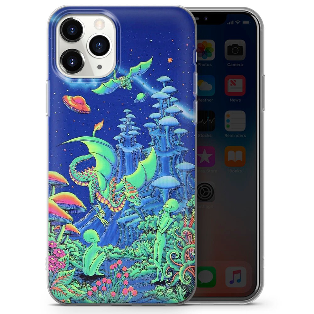 Psychedelic Visuals Phone Case Trippy Cover for iPhone 7 8 | Etsy