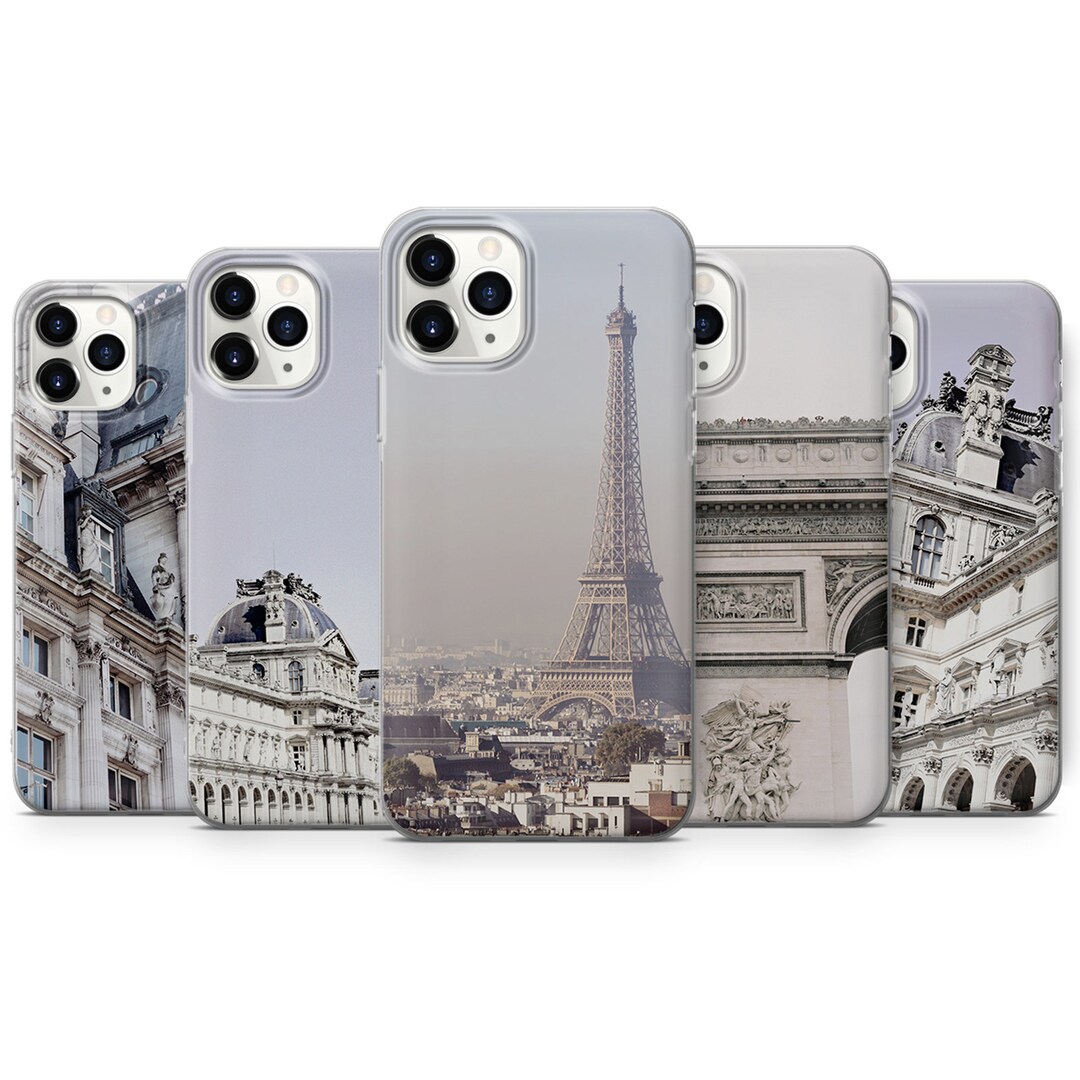 Paris Eiffel Tower Phone Case France Art Cover for iPhone 15 Pro, 14 ...