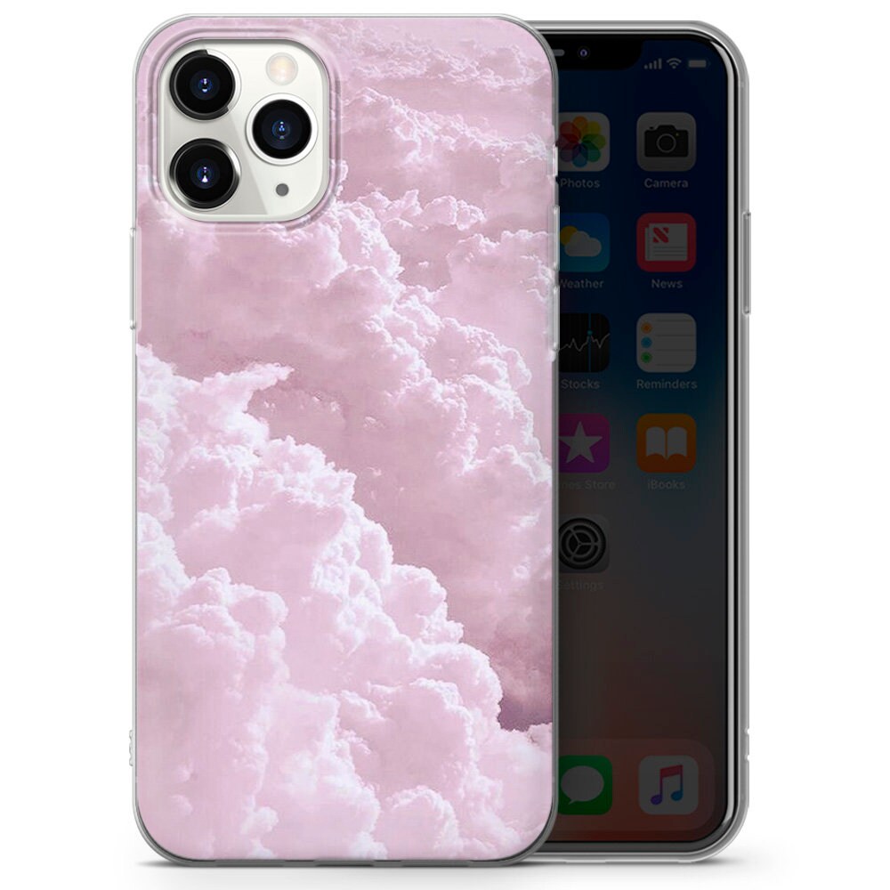 Pink Cloud Phone Case Cloudy Sunset Cover for iPhone 7 8 | Etsy