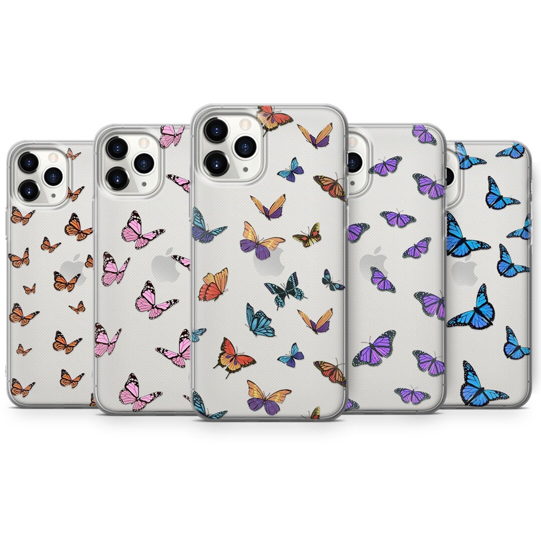 Butterfly Phone Case Butterflies Cover for iPhone 15 Pro, 14 Pro Max ...