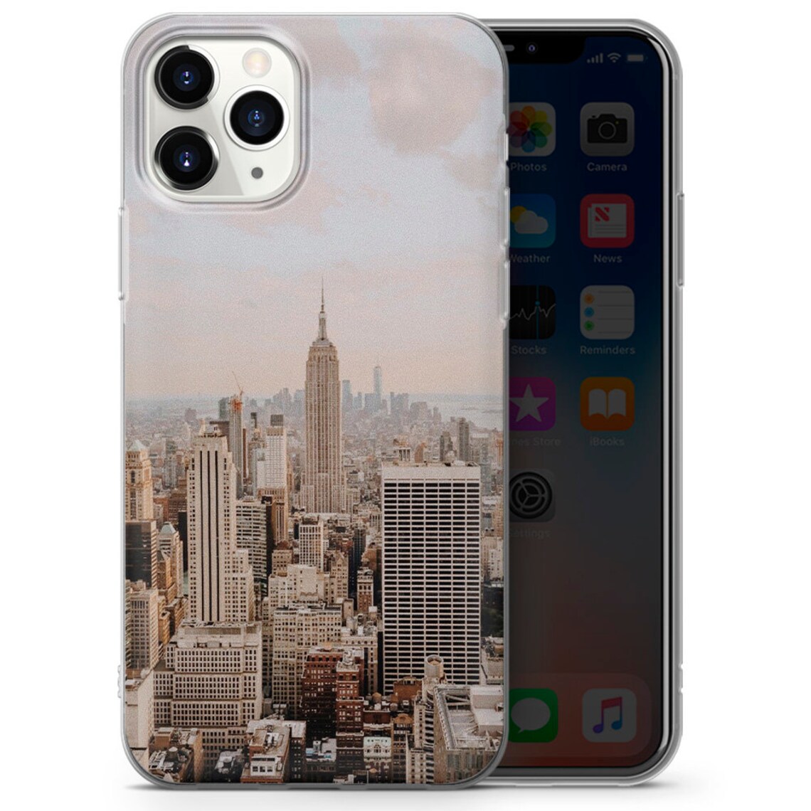 New York City Phone Case NYC views Cover for iPhone 7 8 XS | Etsy