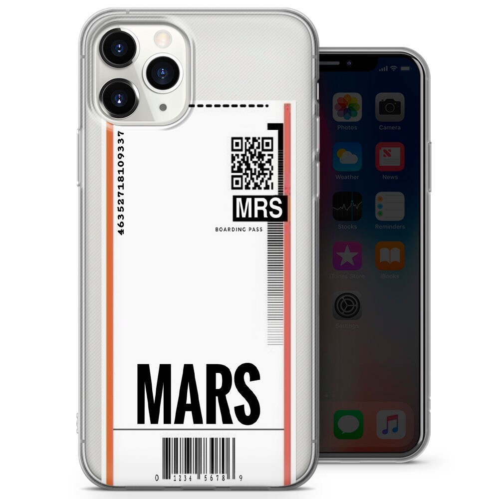 Plane Ticket Phone Case Airplane Travel Cover for Iphone 13 | Etsy