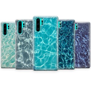 Blue Pool Water Phone Case Cool Reflection Cover for iPhone 15 Pro, 14 ...