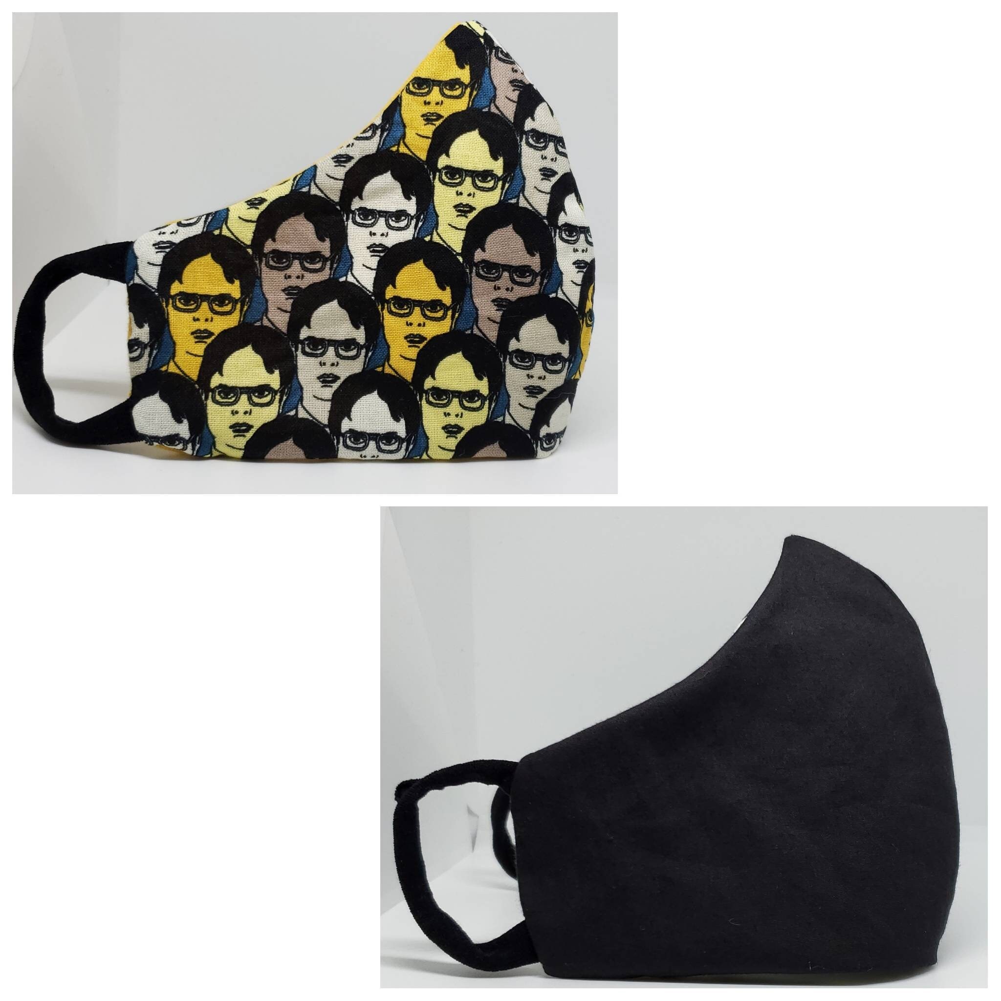 Dwight K. Schrute Reversible Face Mask - Etsy