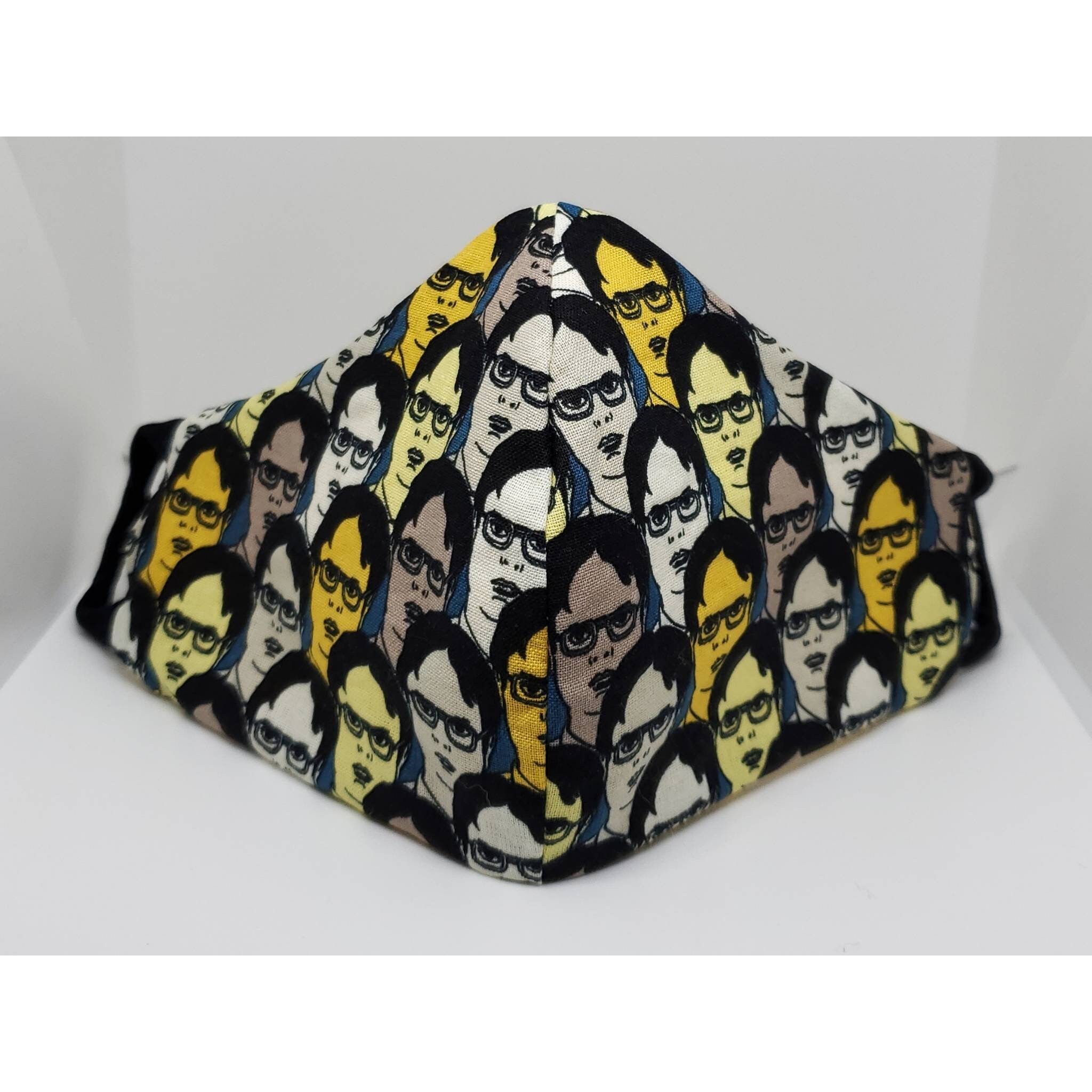 Dwight K. Schrute Reversible Face Mask - Etsy