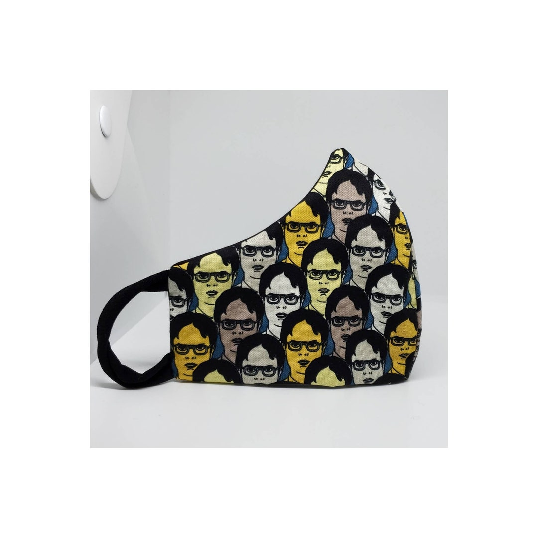Dwight K. Schrute Reversible Face Mask - Etsy