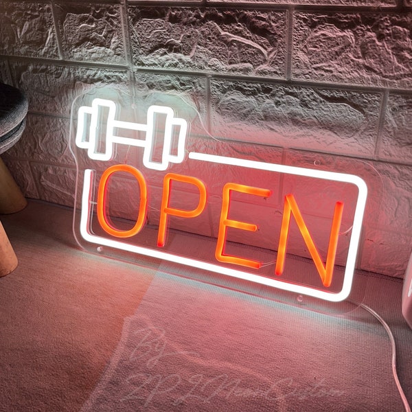 Neon Workout Sign - Etsy