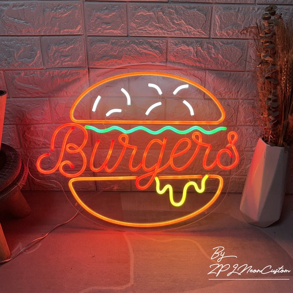 Custom Burgers Sign - Etsy