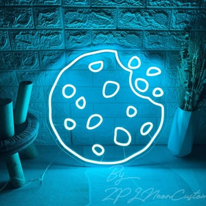 Cookies Neon Sign Custom Food Bakery Dessert Light Sign Home Wall ...