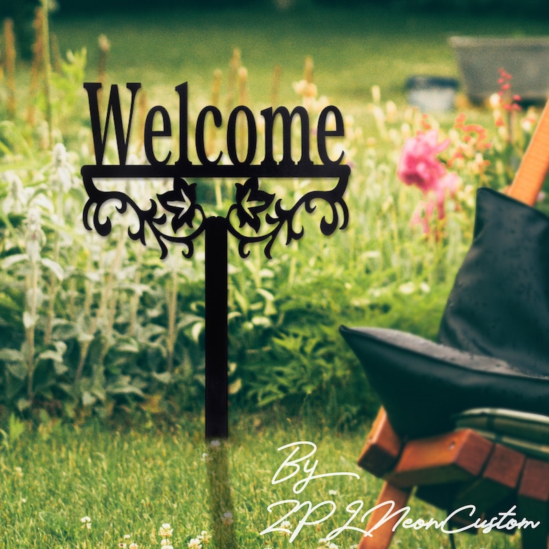 Garden Welcome Sign - Etsy