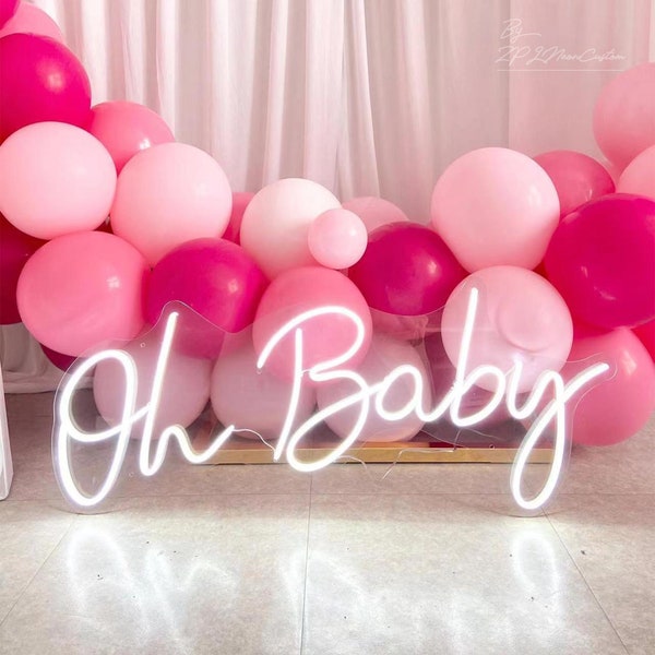 Oh Baby Sign for Backdrop - Etsy