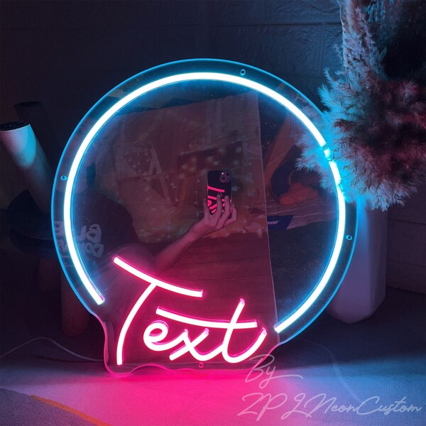 Neon Mirror - Etsy