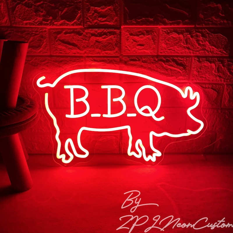 Light Bbq Sign - Etsy
