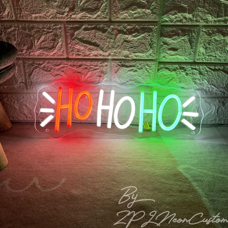 Ho Ho Ho Lighted Sign - Etsy