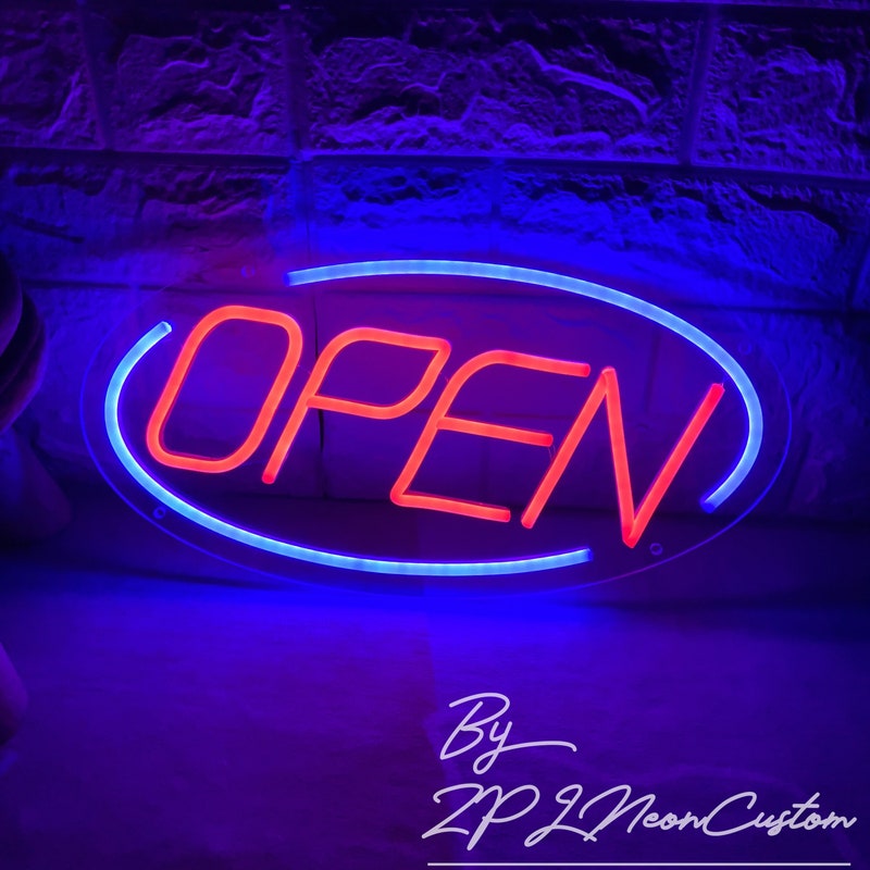 Lighted Open Sign - Etsy