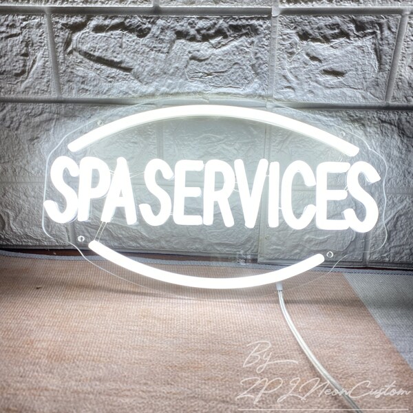 Personalized Spa Light - Etsy