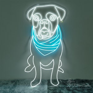 Dog Pets Neon Sign Custom Pets Neon Art Signs Neon Light Sign for ...