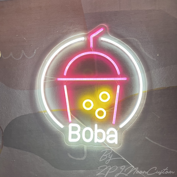Boba Tea Shop Sign - Etsy