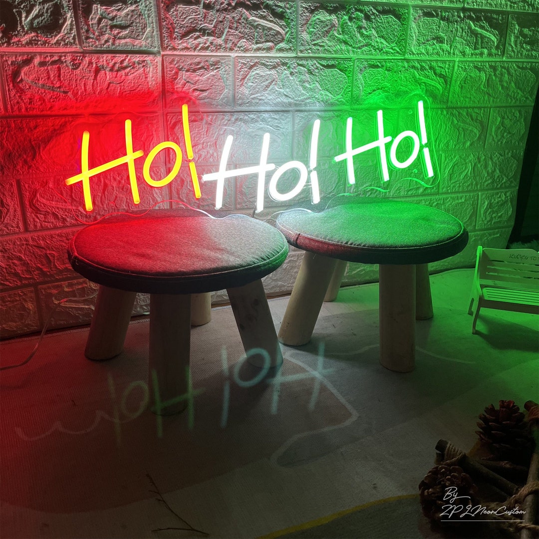 Ho!ho!ho! Neon Sign Christmas Neon Sign Bedroom Home Wall Decor ...