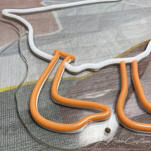 Goose Neon Sign Succinct Cute Small Animal Custom Neon Sign Gift for ...