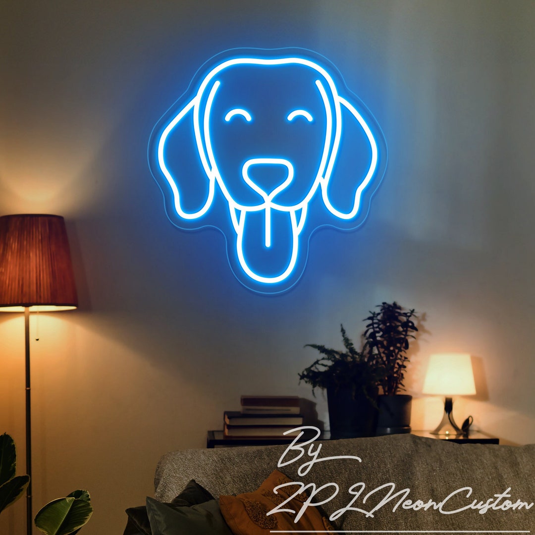 Dog Neon Sign Custom Animals Neon Sign Pets Bar Decor Game Room Home ...