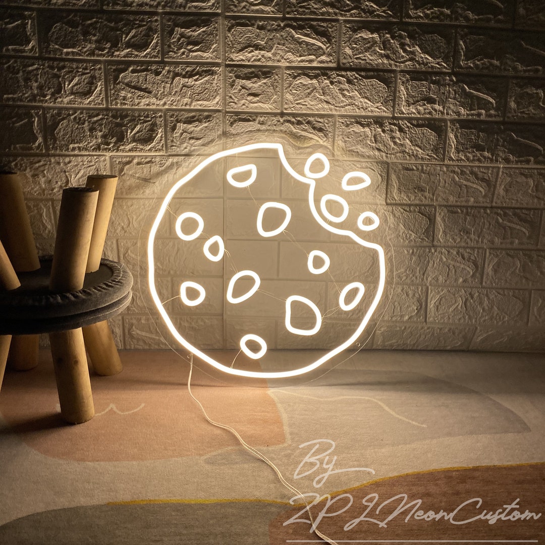 Cookies Neon Sign Custom Food Bakery Dessert Light Sign Home Wall ...